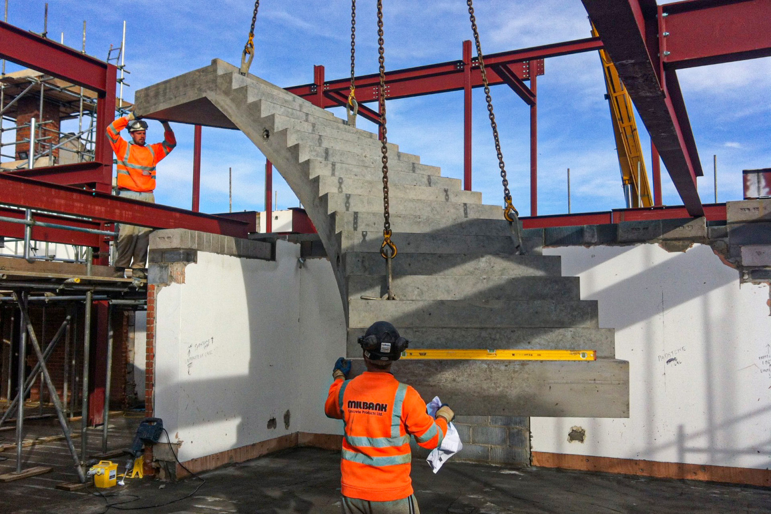 Custom Curved Concrete Staircases | Kallisto | Milbank Concrete