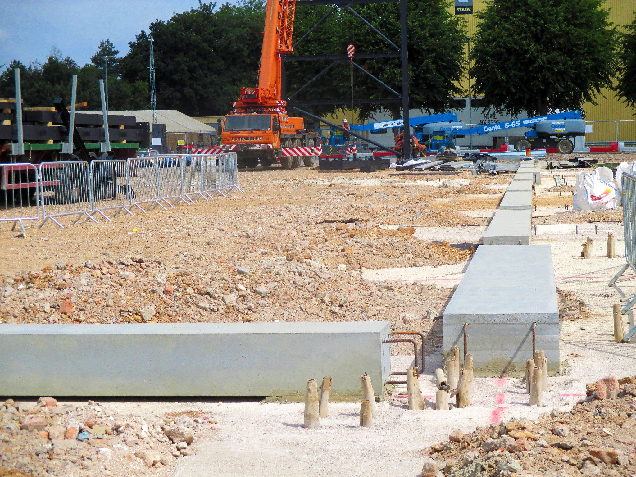 Concrete Ground Beam Design & Construction | Milbank