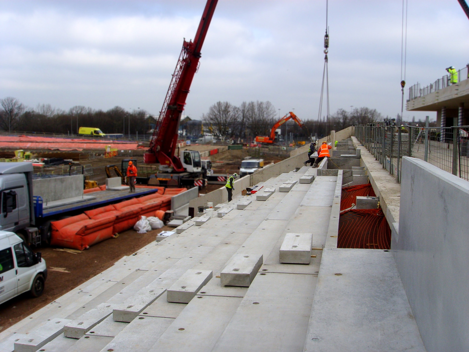Stadium Construction Materials - Precast Concrete | Milbank