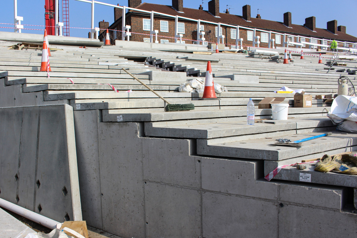 Stadium Construction Materials - Precast Concrete | Milbank