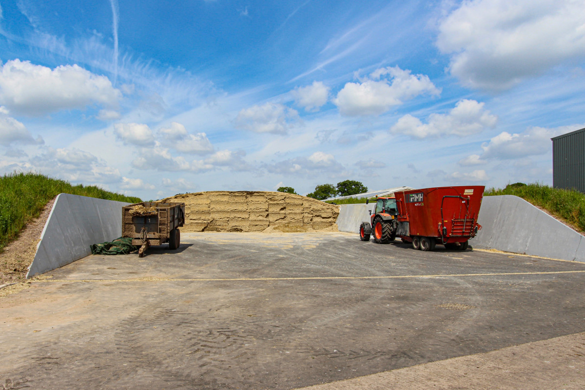 Precast Concrete Silage Clamps | Milbank Concrete Products