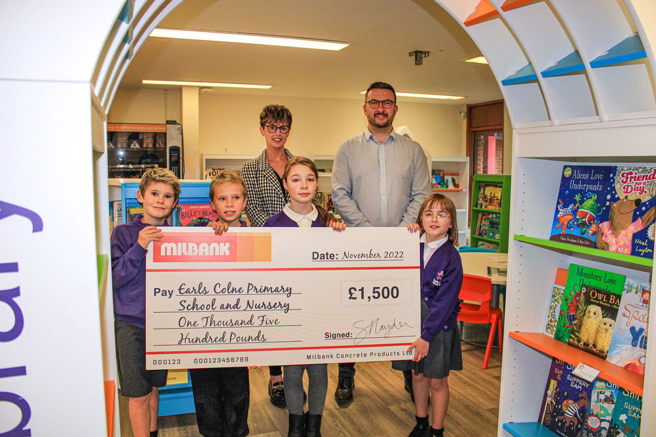 Milbank Concrete support Earls Colne Primary School | Community