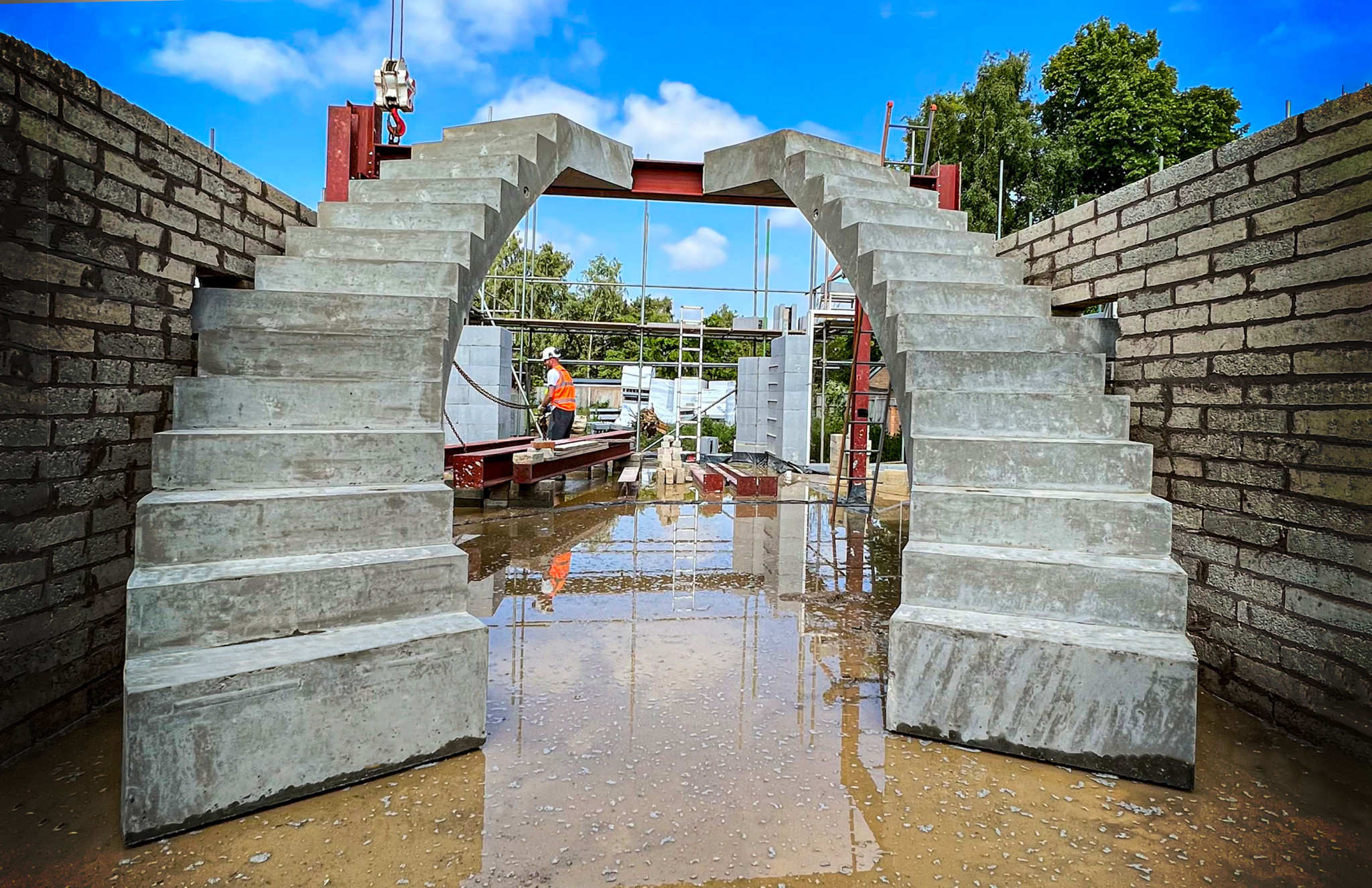 Custom Curved Concrete Staircases | Kallisto | Milbank Concrete